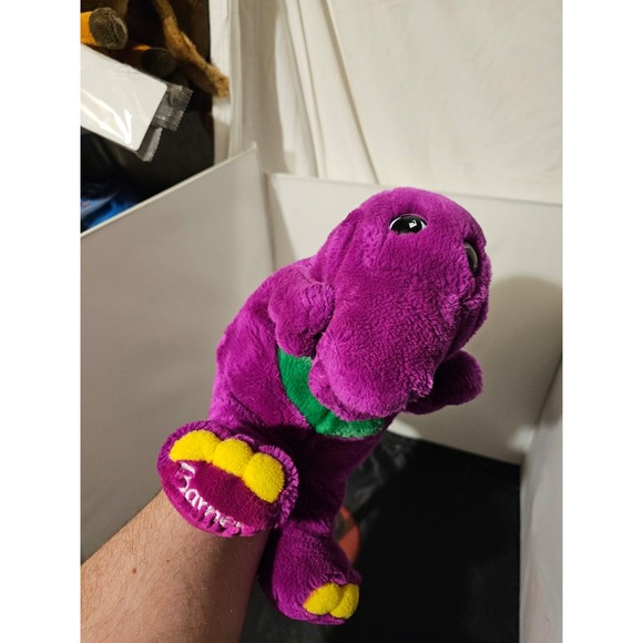 Disney | Toys | Vintage Barney Full Body 4 Hand Puppet Purple Dinosaur ...